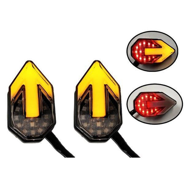 3 Straight Line Sports LED Indicator for All Motorcycles – Sans Classic ...