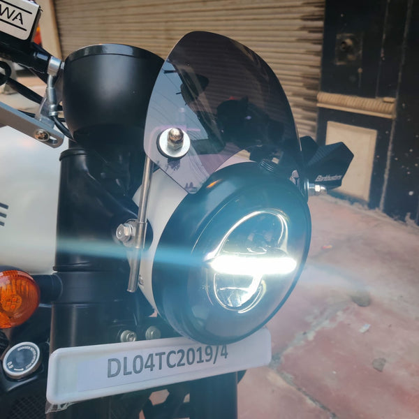 Minus Design-110 Watt LED Headlight for All Jawa Models – Sans Classic ...